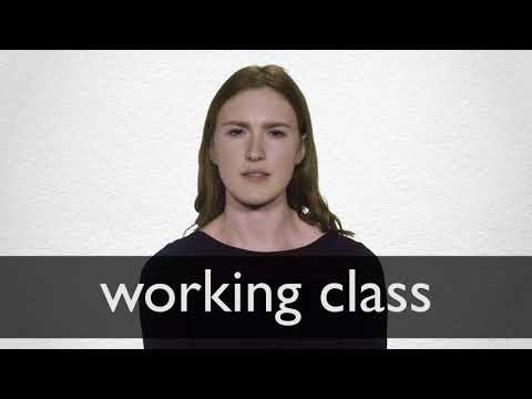 WORKING CLASS definition and meaning | Collins English Dictionary