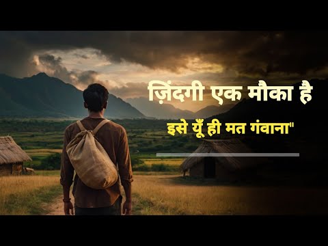 ज़िंदगी एक चांस है, इसे बर्बाद मत करो | Motivational Story in Hindi