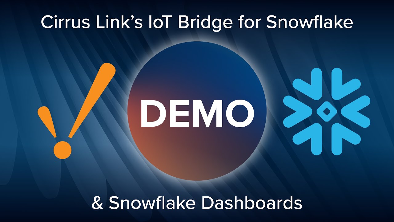 IoT Bridge for Snowflake And Snowflake Dashboard Demos