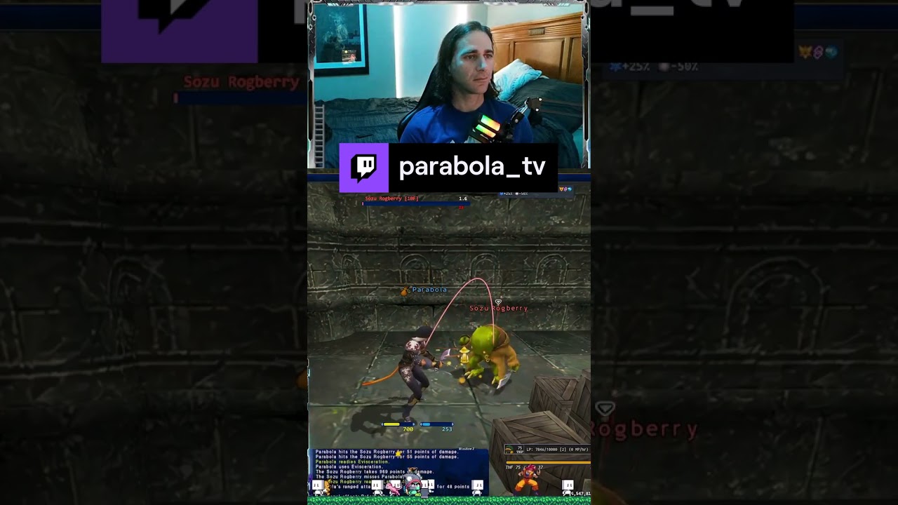 FFXI Thief Knife Drop | parabola_tv on #Twitch