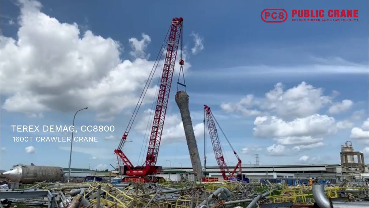 PUBLIC CRANE - CC8800 in Action