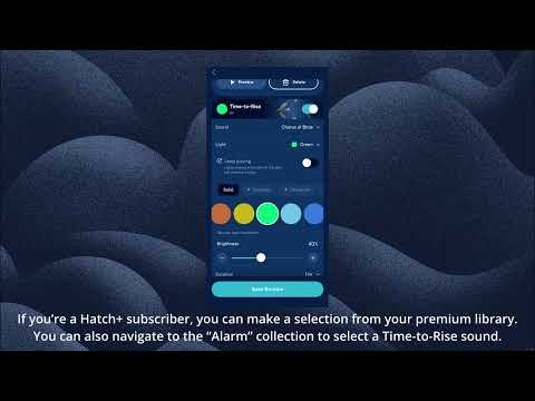 Hatch Rest 2nd gen: How to Set Up Time to Rise | How to Use Hatch Rest 2nd gen