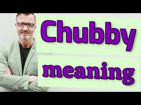 Chubby | Definition of chubby
