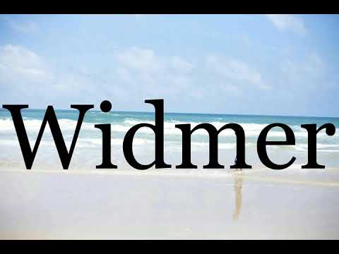 How To Pronounce Widmer🌈🌈🌈🌈🌈🌈Pronunciation Of Widmer