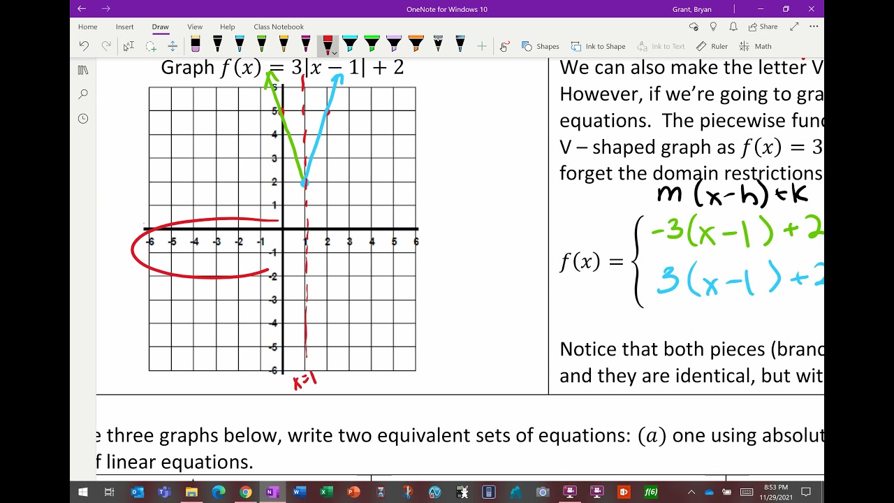 Lesson 5.7 - Solving Absolute Value Algebraically