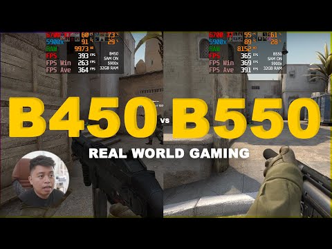 B450 vs. B550 Real World Gaming Test! Which one to get