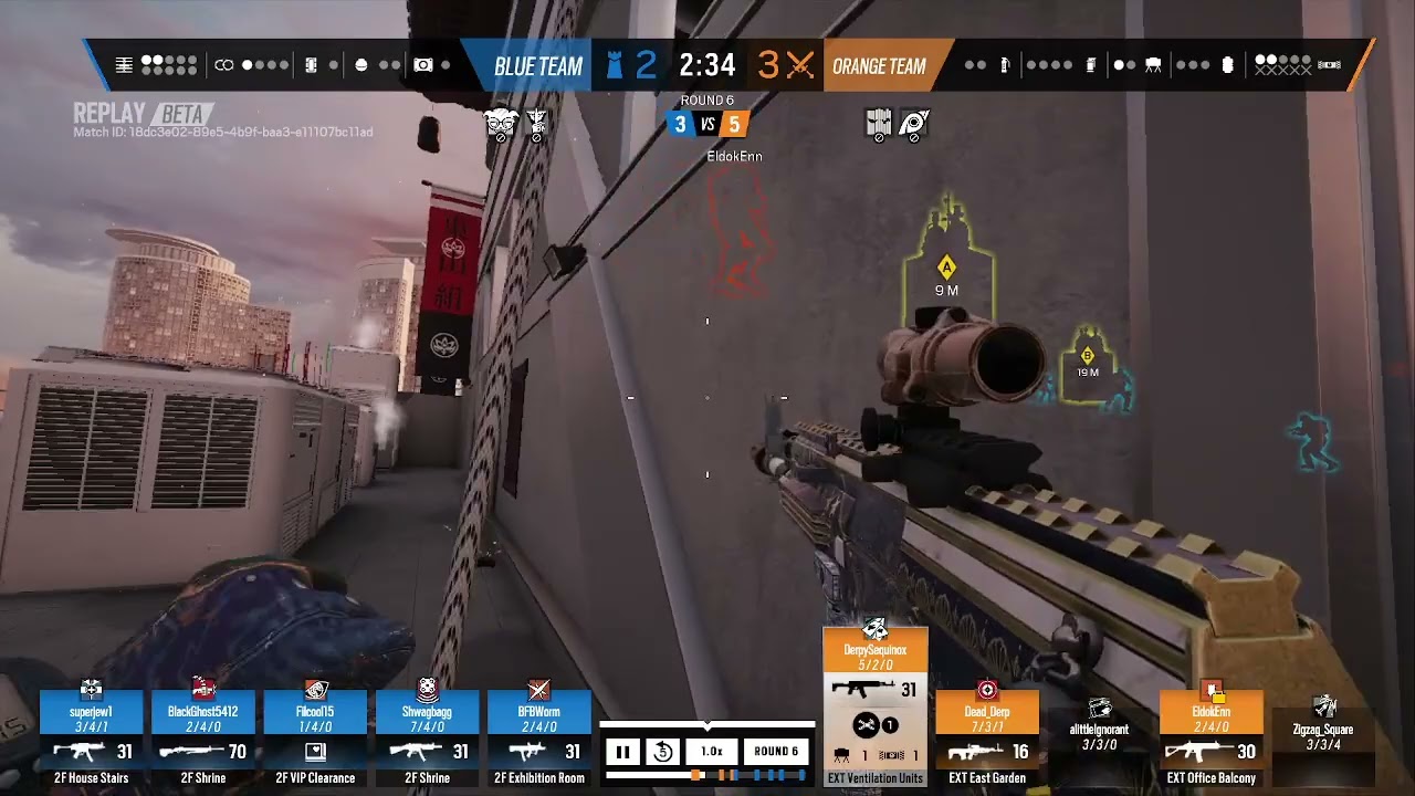 Ace on skyscraper with Ace