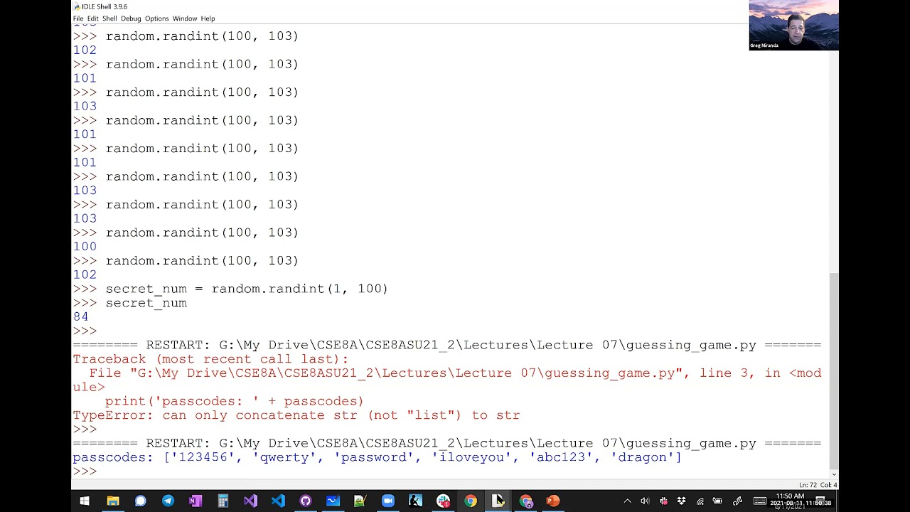 2   While loops with variable updates