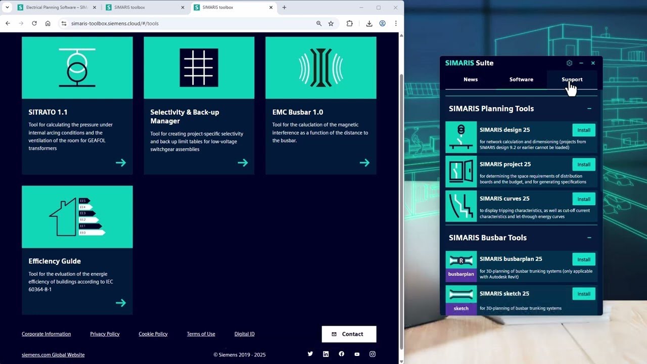 Getting started with SIMARIS Suite