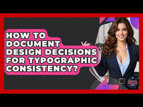 How To Document Design Decisions For Typographic Consistency? - Graphic Design Nerd