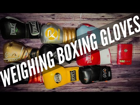 Over or Under weight? What you think? Boxing Gloves on the Scale