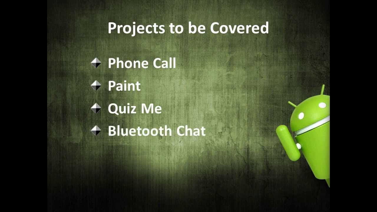 ANDROID APPLICATION DEVELOPMENT WORKSHOP