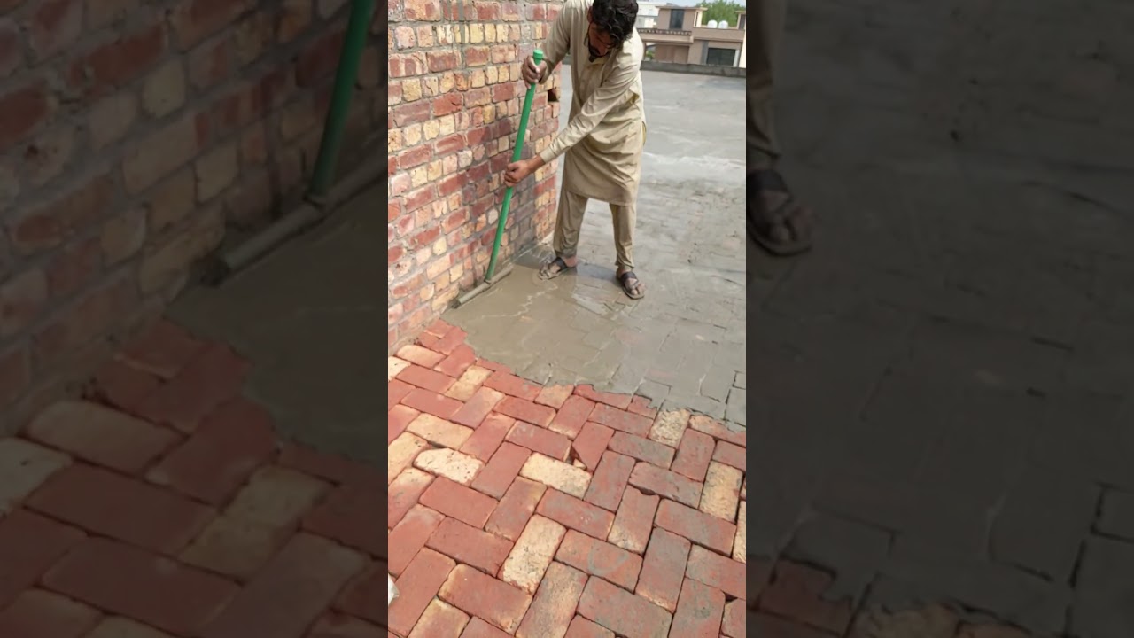tiles grouting 2 step 0n roof brick tiles 47#youtubeshorts #youtube #shorts