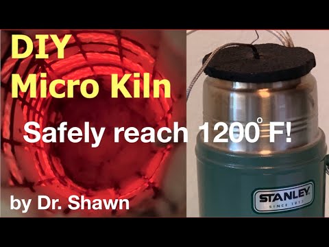 DIY Micro Kiln. Create a bench top kiln that can safely reach 1200 ºF. By Dr. Shawn