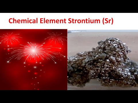 Chemical Element Strontium (Sr)