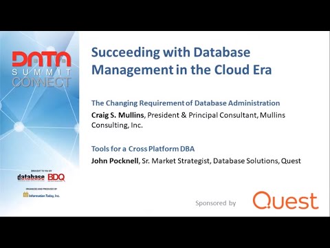 Data Summit Fall 2020 Presentation Now Available for Replay: Modern ...