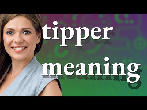 Tipper | meaning of Tipper