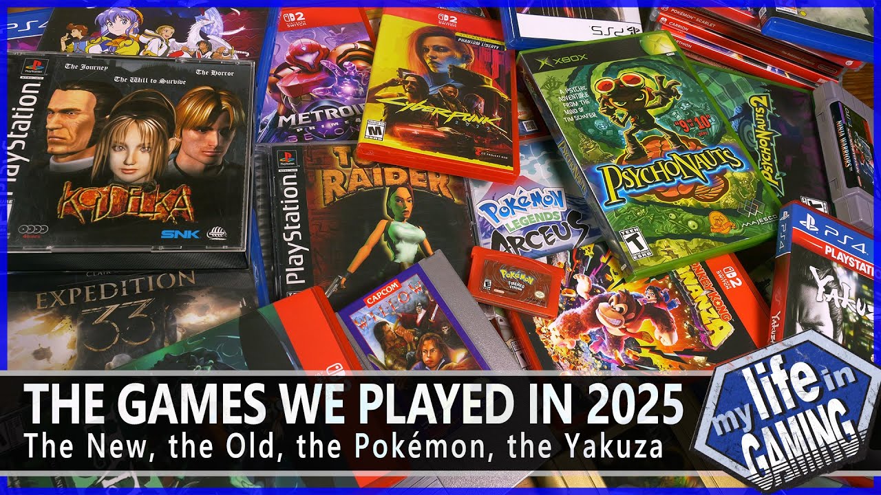 The Games We Played in 2025 - The New, the Old, the Pokémon, the Yakuza / MY LIFE IN GAMING