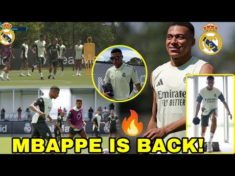 GOOD NEWS!✅Kylian Mbappe Returns To Full Real Madrid Training for Salzburg🔥Mbappe lost 5Kg