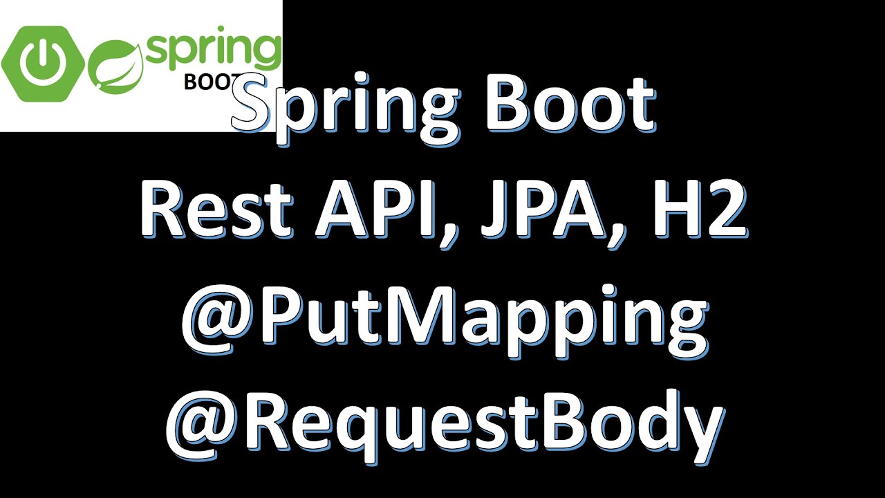 Spring boot Rest API @PutMapping | Spring boot Tutorial 13.