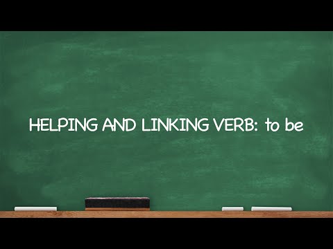 CC Helping and Linking Verb to be