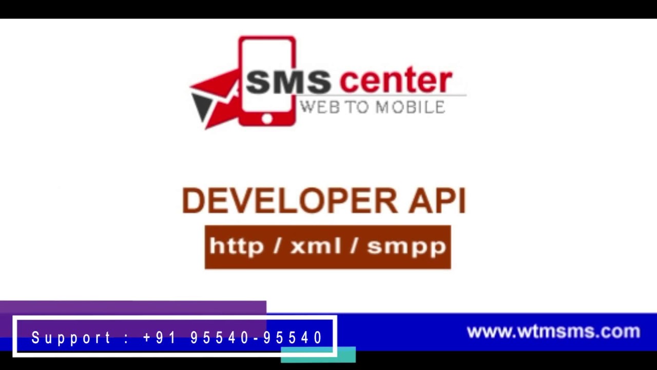 Developer API (http / xml / smpp ) Bulk sms solutions