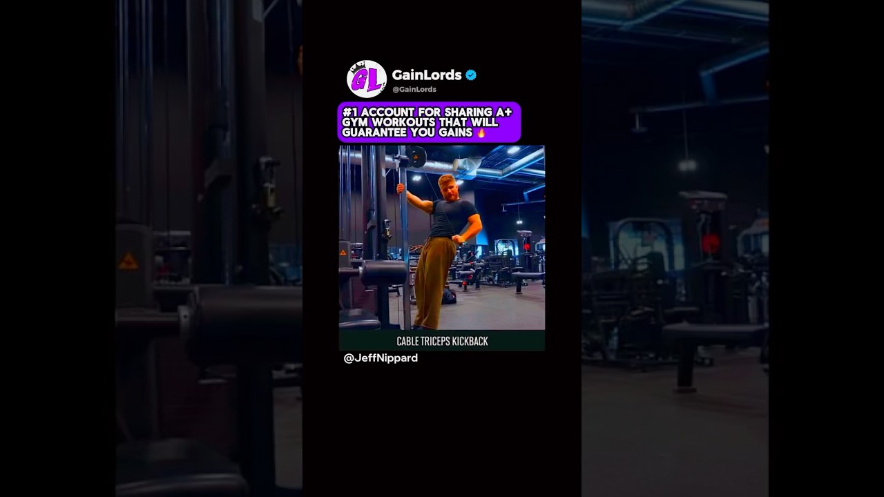 Triceps Transformation: Why You NEED Cable Kickbacks in Your Routine