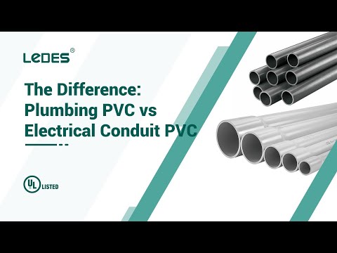 What's the Difference Between Plumbing PVC and Electrical Conduit PVC?