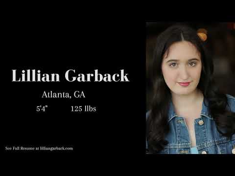 Acting Reel – Lillian Garback