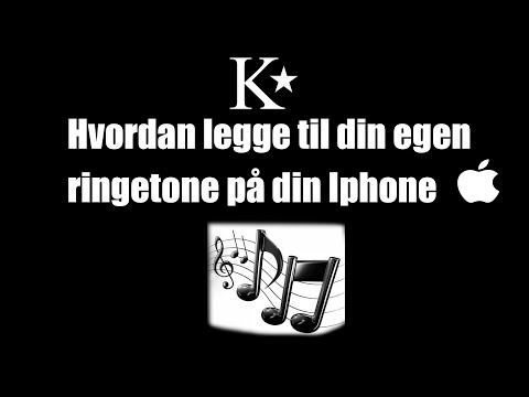 Hvordan lage din egen ringetone på din Iphone