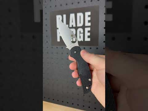 Spyderco Sage 5 Lightweight C123PBK - 3" S30V Satin Blade, Black FRN