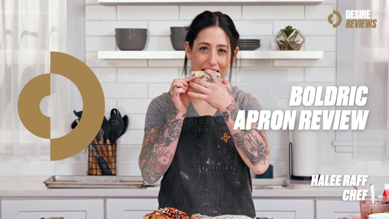 Boldric Canvas Bib Apron Review with Chef Halee Raff