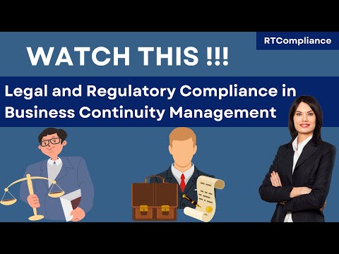 The Official Guide to Legal and Regulatory Compliance in Business Continuity Management