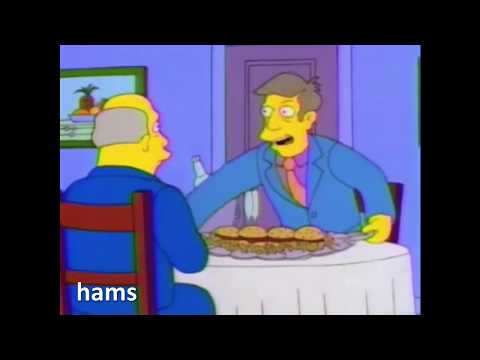 Alphabetical But Hams In It's Order Steamed