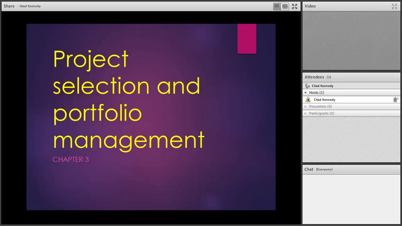 Project Screening and Portfolio Analysis