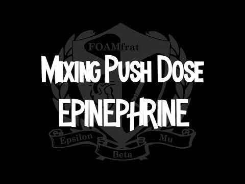 Mixing Push Dose Epi – Guided Practice – The Protected Airway Collaborative