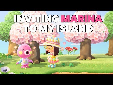 Inviting MARINA Octopus Villager to my Island - Animal Crossing New Horizons