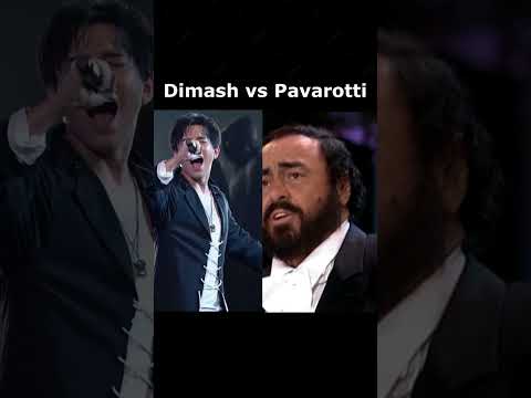 Dimash vs Pavarotti - #dimash #pavarotti #stranger #nessumdorma #strangerdimash #shorts