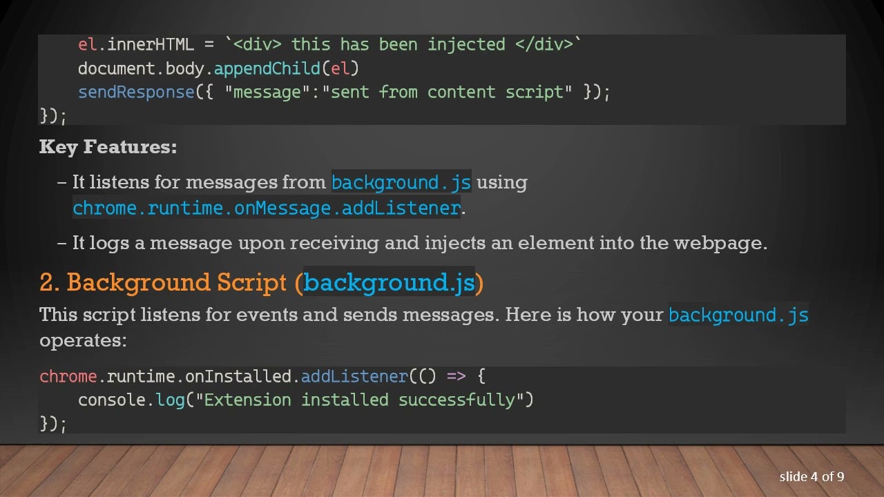 Troubleshooting Chrome Extension Communication: content.js and background.js Issues