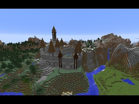 Mountain Castle Minecraft Map