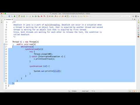 Deadlock in Java Multithreading