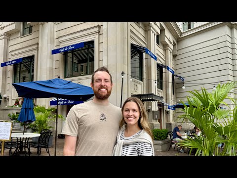 Eating at the Award Winning Cafe du Parc at the Historic Willard Hotel