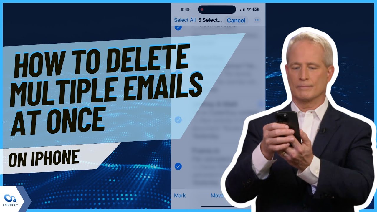 How to delete multiple emails at once on iPhone | Kurt the CyberGuy