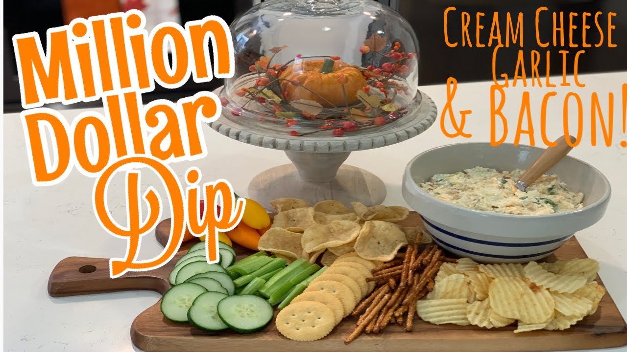 MILLION DOLLAR CREAM CHEESE & GARLIC DIP | FALL FOOD FRIDAY