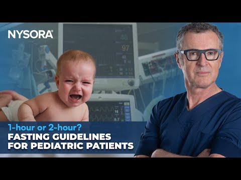 Rethinking NPO in Pediatrics: The Shift Toward 1-Hour Clear Fluid Fasting