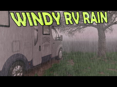 🎧 Sleep with Windy RV Rain Storm | Ambient Noise for Sleeping, Relaxing, Insomnia, @Ultizzz day#95