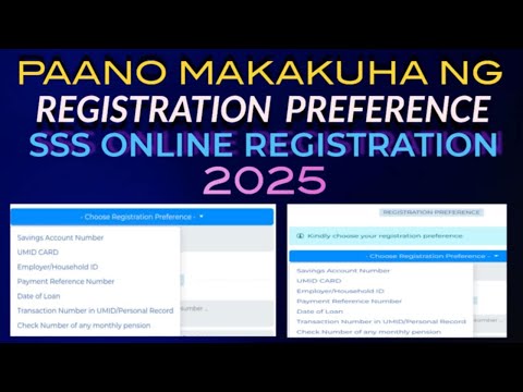 PAANO MAKAKUHA NG REGISTRATION PREFERENCE PARA MAKAGAWA NG USER ID AT PASSWORD SA SSS ONLINE 2025