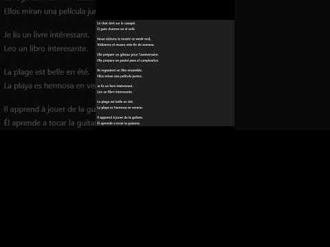 LEARN SPANISH BY FRENCH