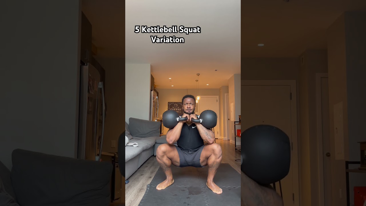 Kettlebell Squat Workouts , quads , hamstrings