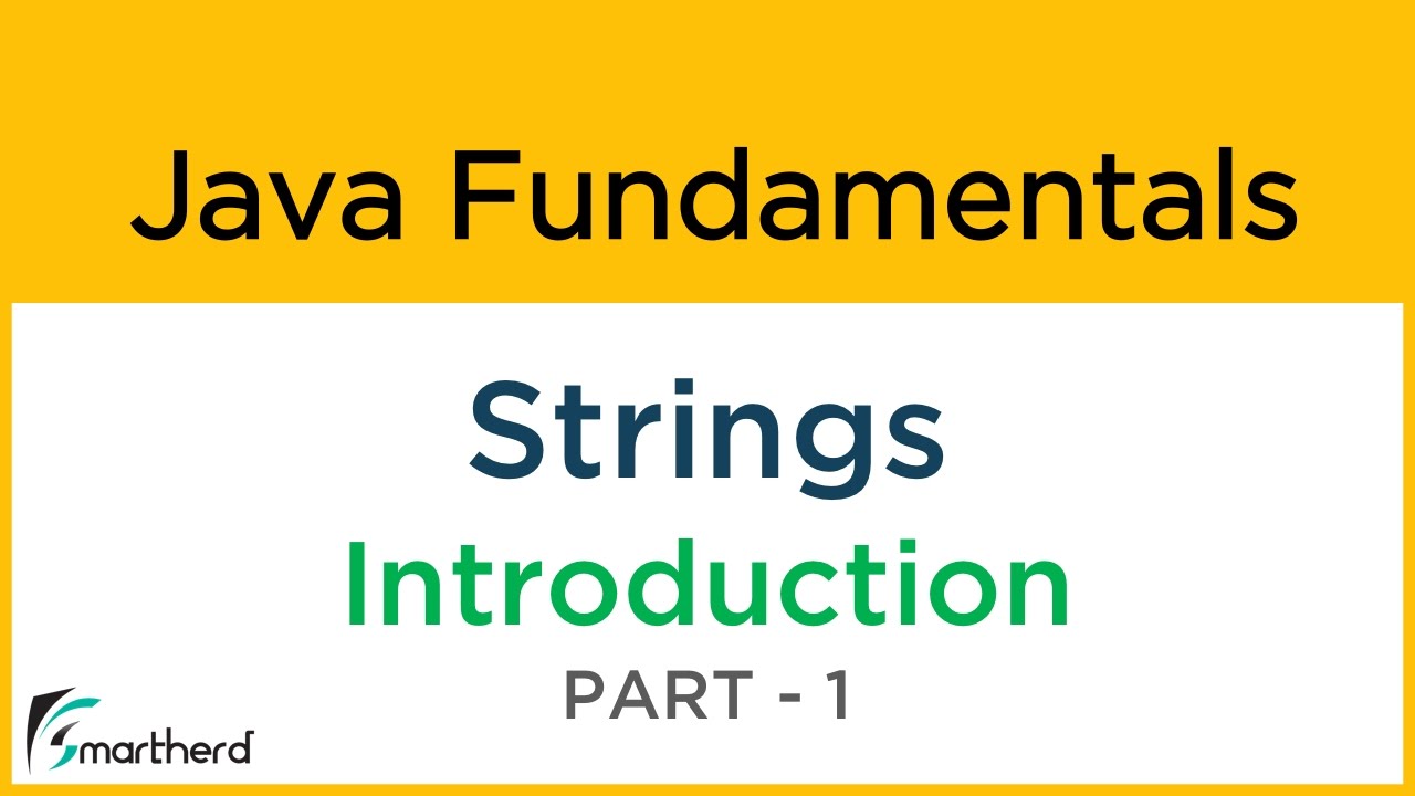 Java STRINGS Introduction. What are Strings? Java Tutorial and Basics #7.1